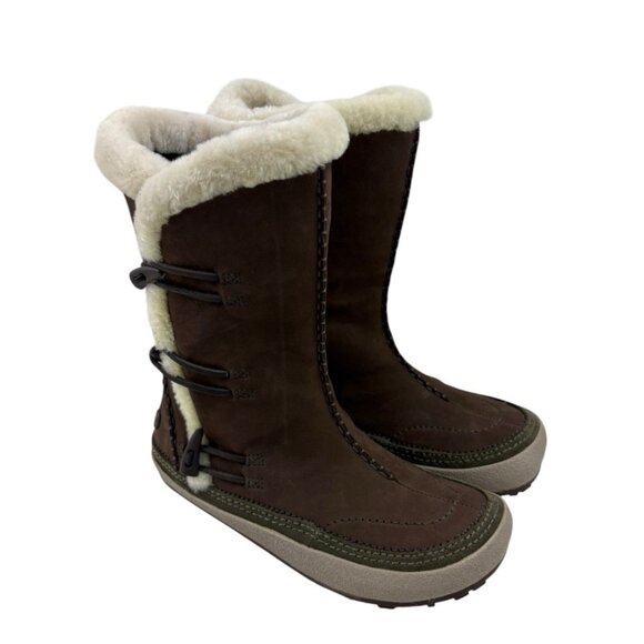 Merrell | Shoes | Merrell Spirit Tibet Boots Womens 7 Brown Leather ...